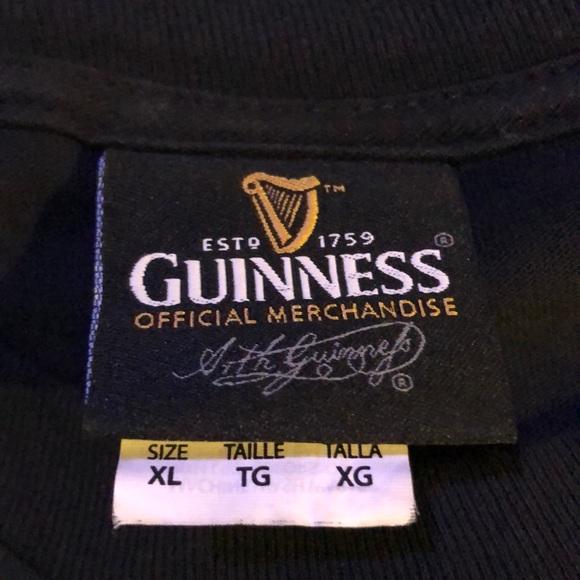 Guinness | Shirts | Guinness Stout Official Merch Tshirt | Poshmark